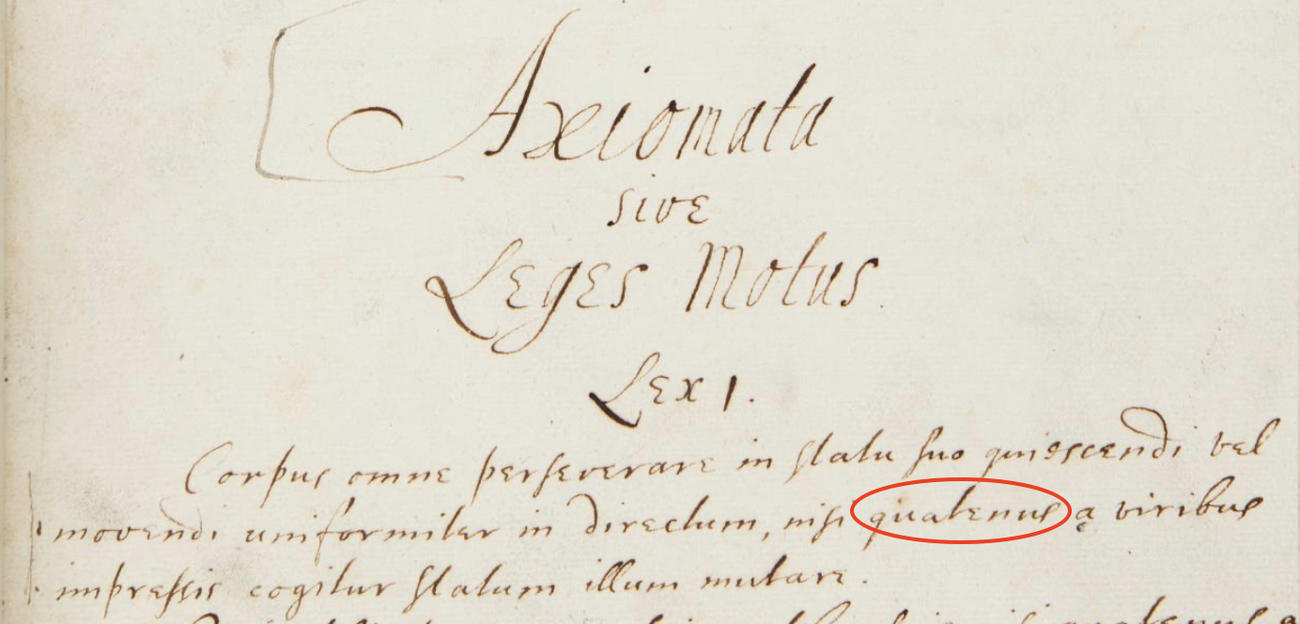 What Newton really meant | Daniel Hoek » IAI TV